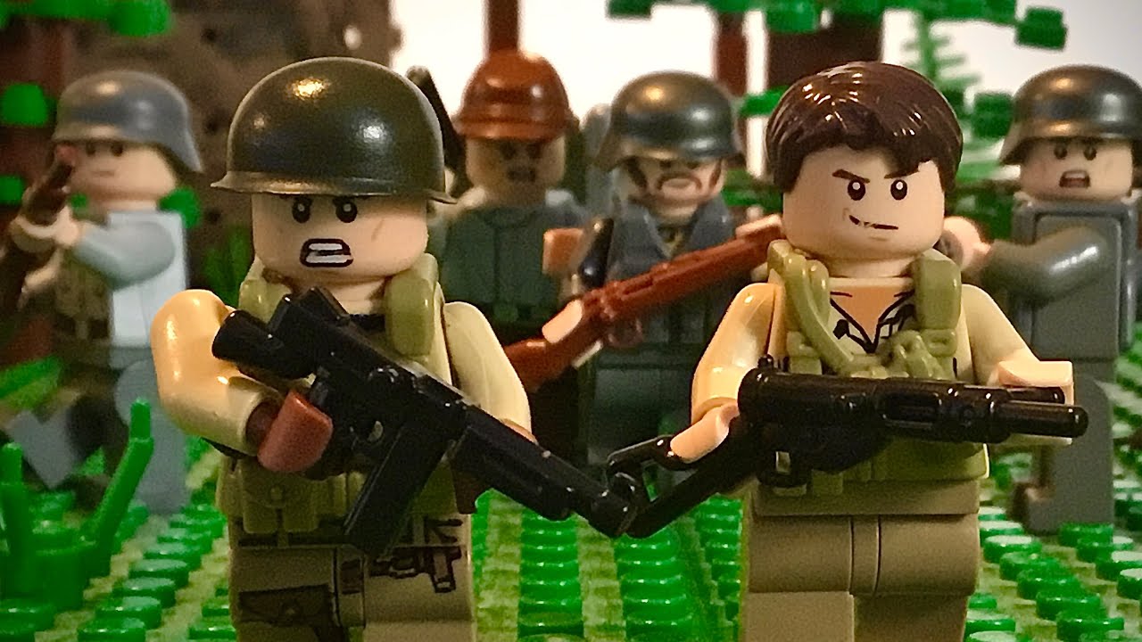 Lego stop motion.coolest soldier in ww2.Lego war - YouTube