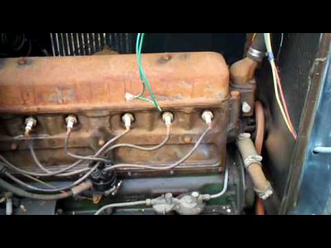 Chevrolet 1930 engine - YouTube