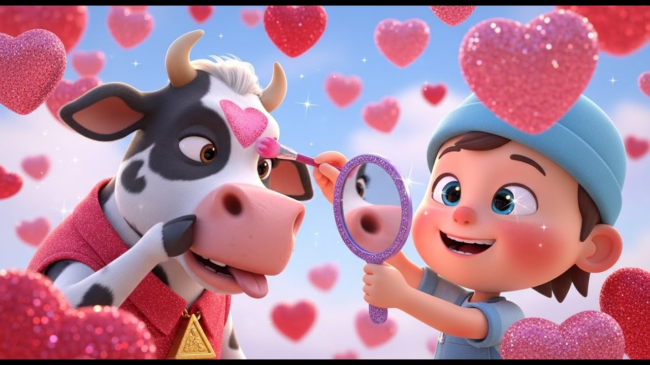 La Vaca Que Pintó Sus Manchas | Mejores Rimas Infantiles y Canciones ...
