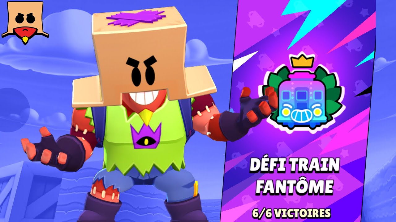 6-0 au défi du train fantôme ! Brawl stars - YouTube