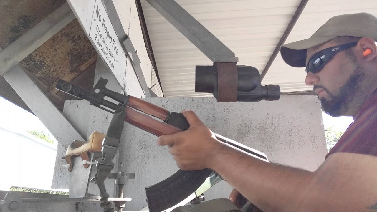 Draco muzzle brake test - YouTube