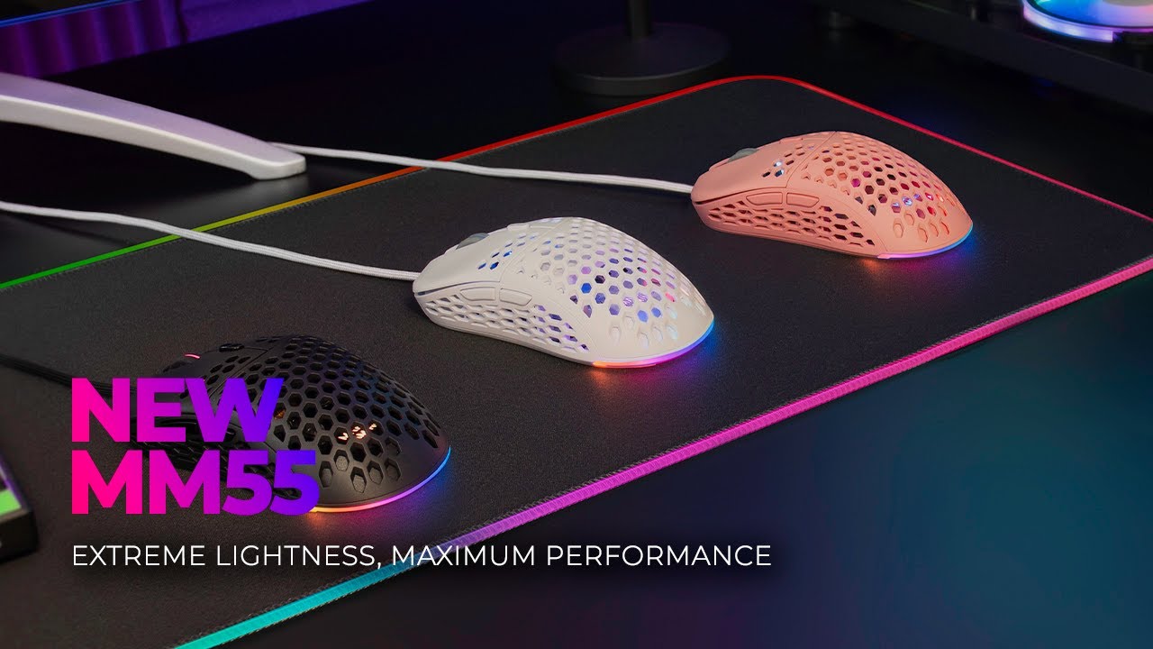 Extreme lightness, maximum performance - MM55 | Mars Gaming - YouTube