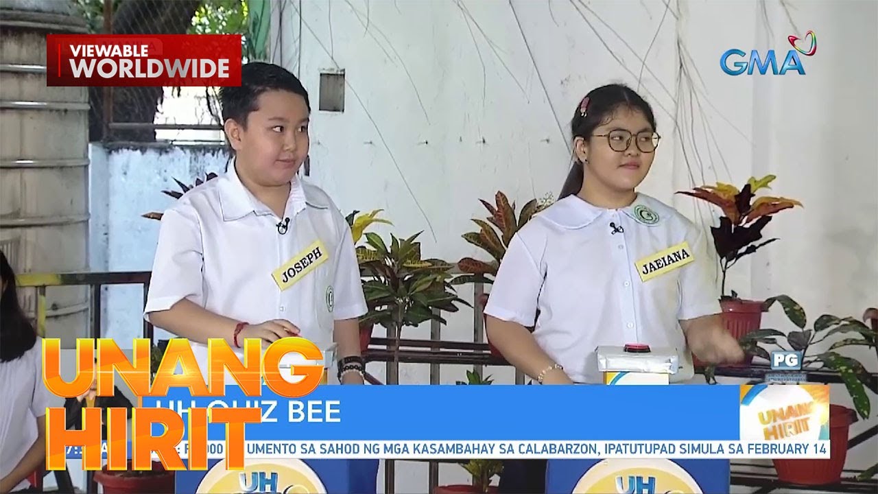 UH Quiz Bee— Elementary edition sa CENTEX, Manila | Unang Hirit - YouTube