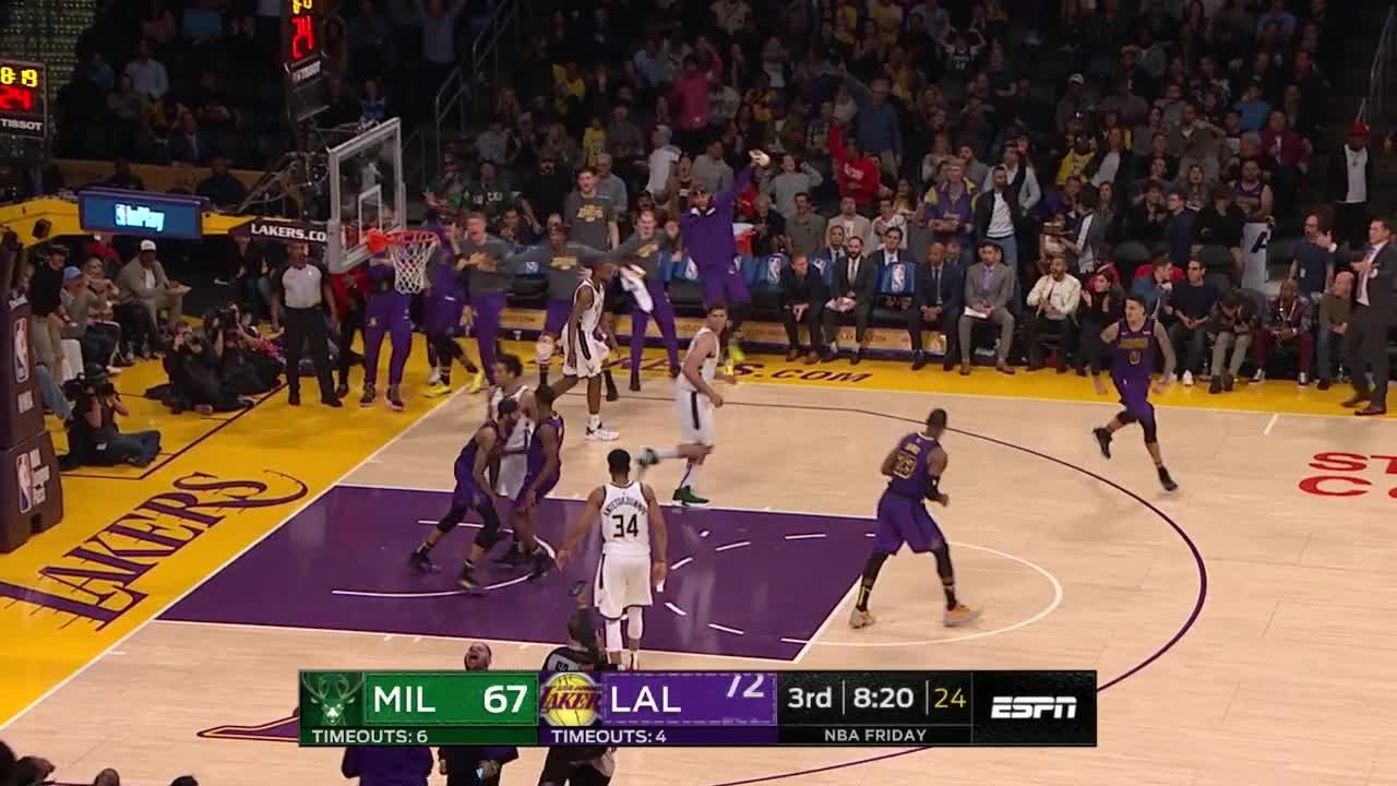 3rd Quarter, One Box Video: Los Angeles Lakers vs. Milwaukee Bucks ...