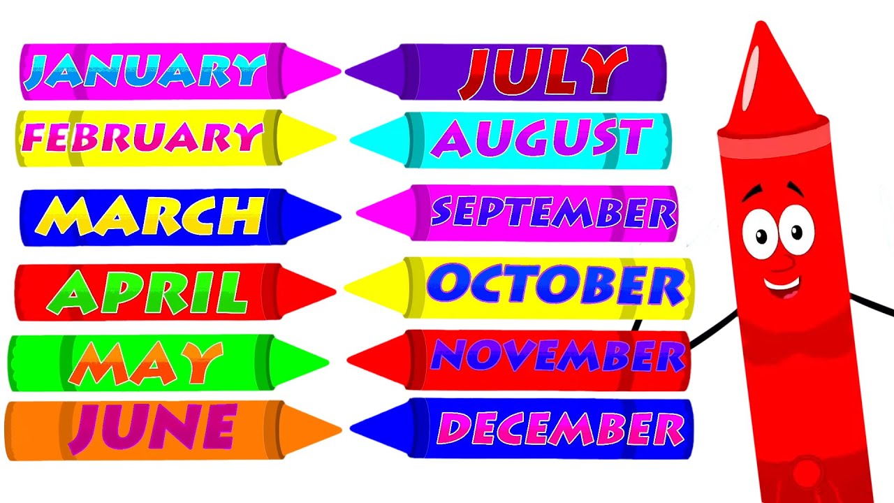 January, February | Months Of The Year Song + More Learning Videos for ...