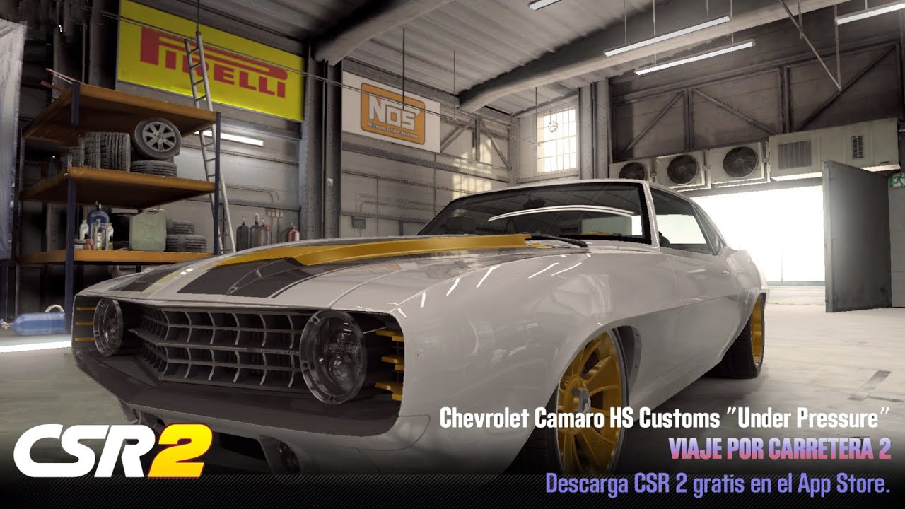 【CSR2】HS Customs "Under Pressure" (gold) 7.63x , shift & tune - YouTube