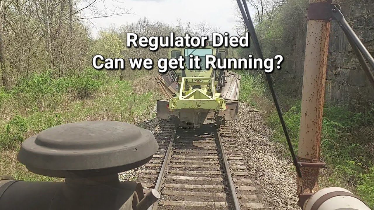 Regulator Died on Track and a New Diamond Rerailer - YouTube