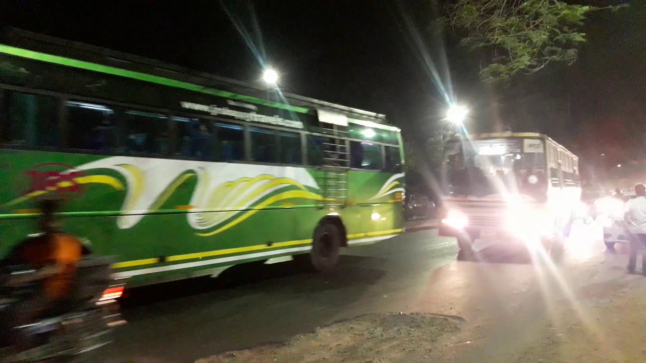 Prtc pandichery .Volvo bus below horn - YouTube