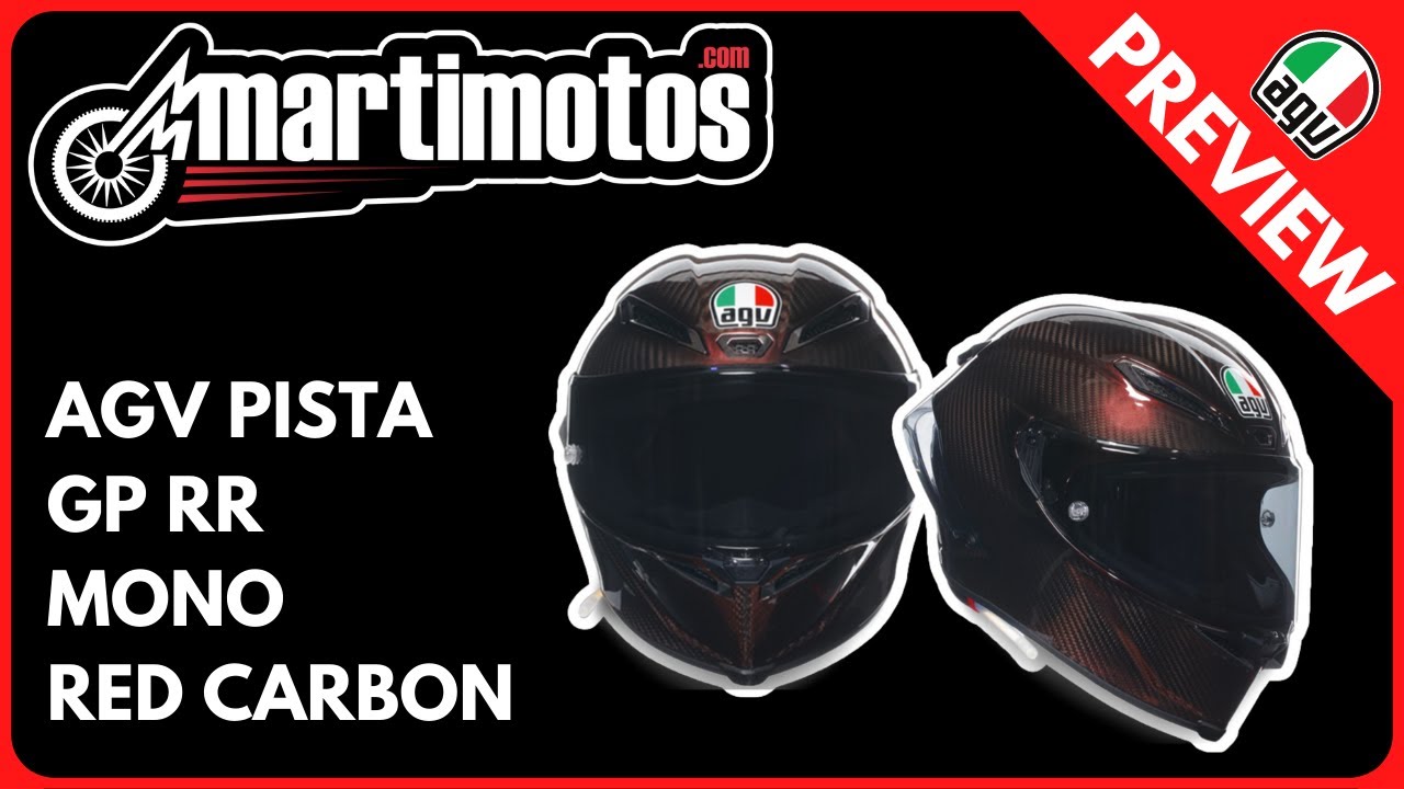 Preview // AGV Pista GP RR Mono Red Carbon - YouTube