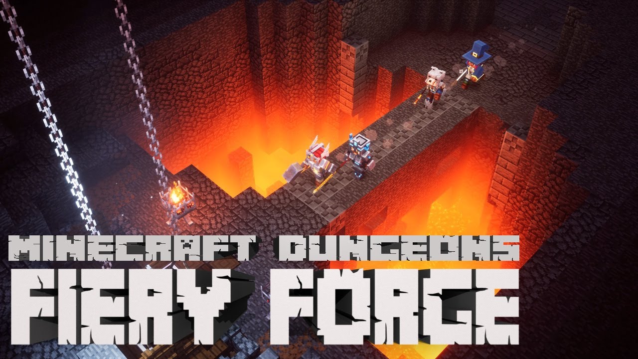 Minecraft Dungeons :: PC Gameplay :: Fiery Forge (No Commentary) - YouTube