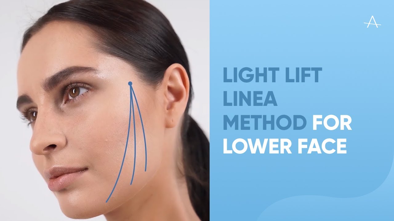 Light lift LINEA METHOD for lower face - YouTube