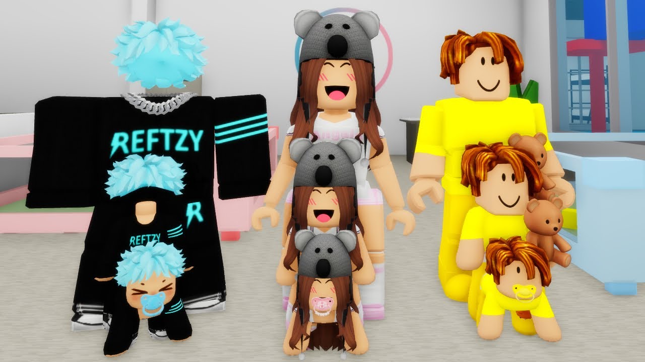 Our BABY PLUSHIES ADOPT their MINI PLUSHIE..(Brookhaven) - YouTube