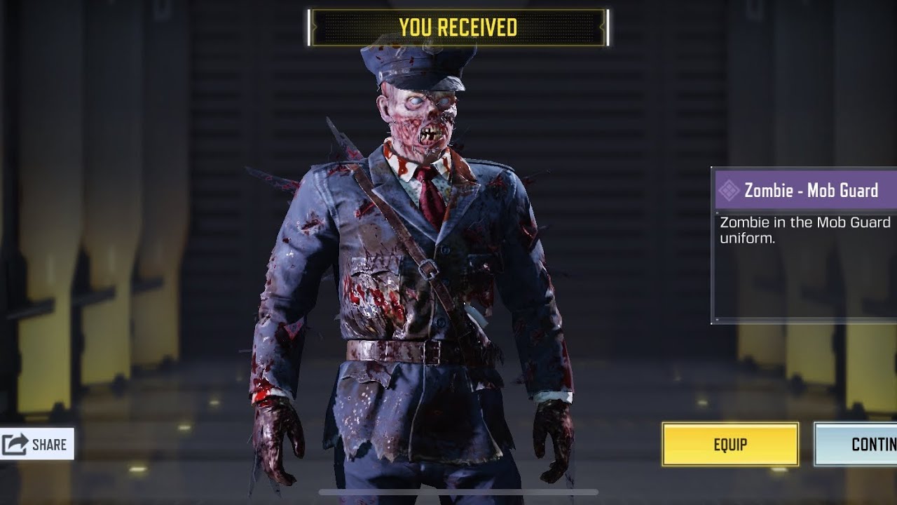 Zombie- Mob Guard Skin Gameplay + *BEST* AK47 Kuromaku Gunsmith/Loadout ...