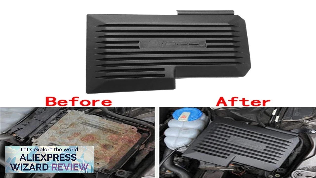 For Audi A4 B9 8W A5 2017-2019 Car Engine Dust Cover Hood Review - YouTube