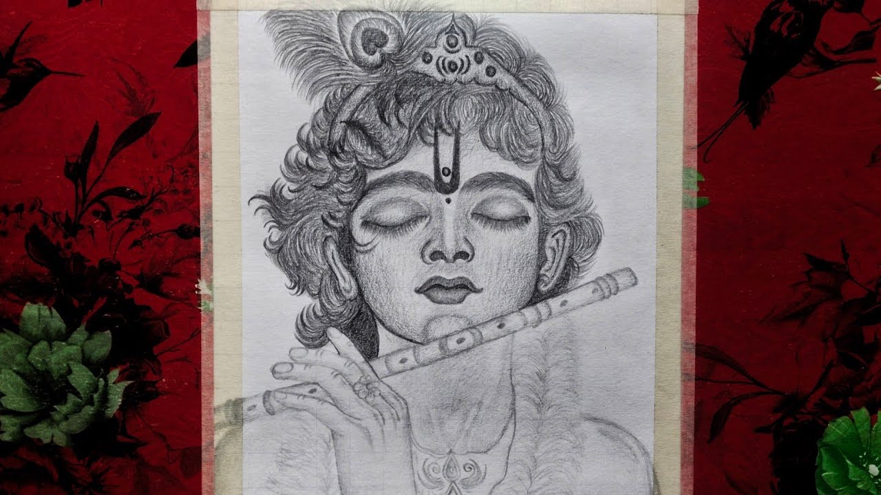 Krishna Bhagwan Shading Tutorial || Part--1 || #art #drawing - YouTube