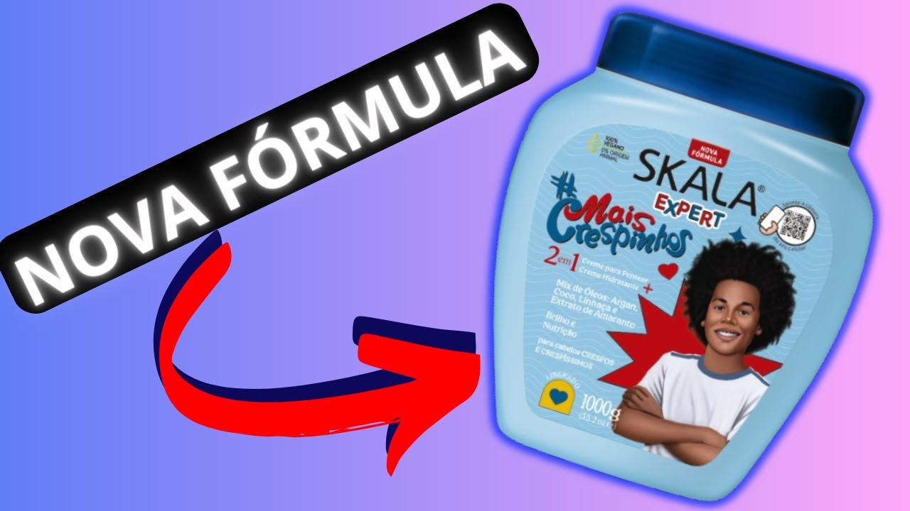 TESTANDO A NOVA FÓRMULA SKALA MAIS CRESPINHO| TRATAMENTO CAPILAR. - YouTube