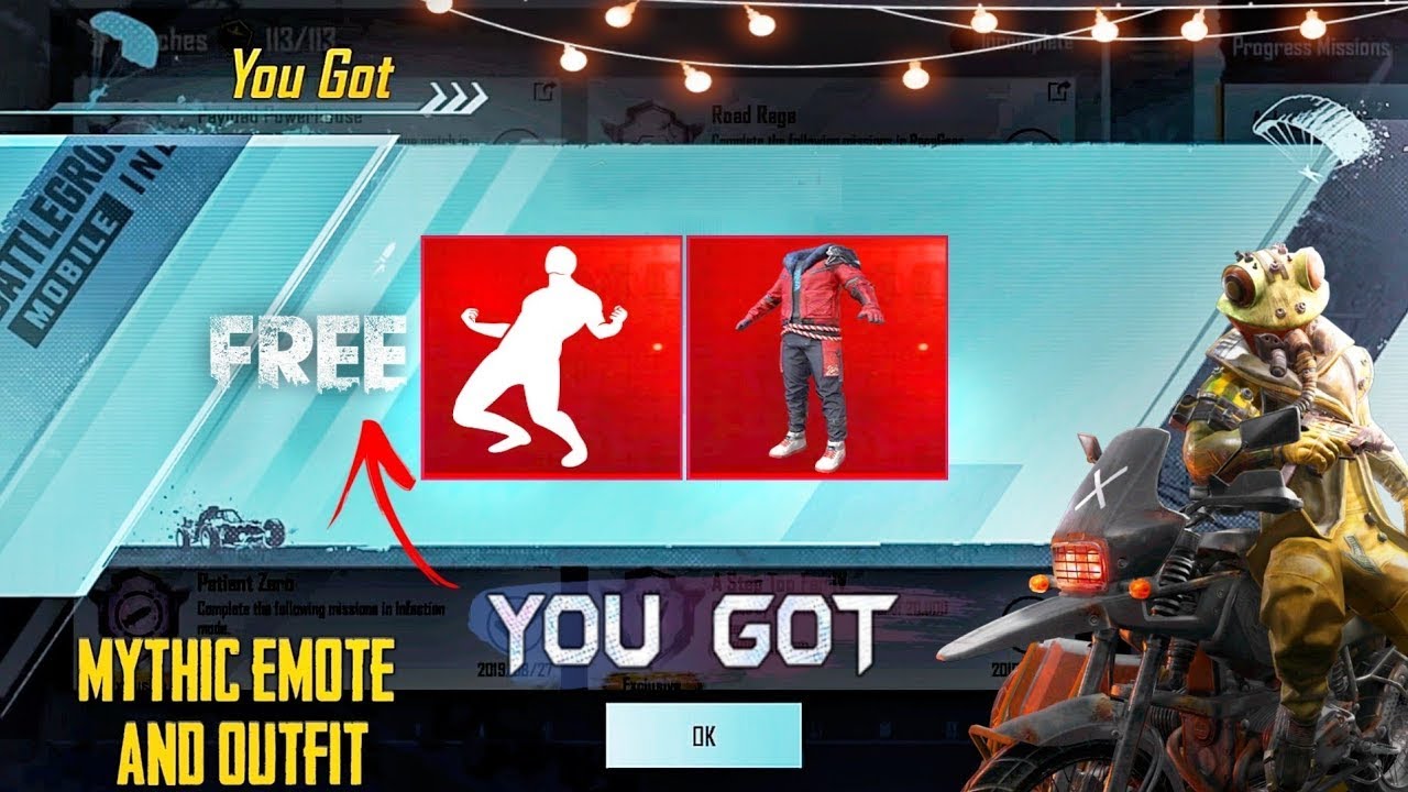 BGMI Mythic Emotes Free me Unlock kaise Kare | How to get Emotes Free ...