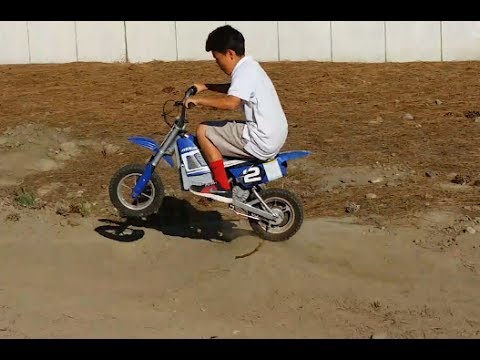 Razor MX350 test jumps - YouTube
