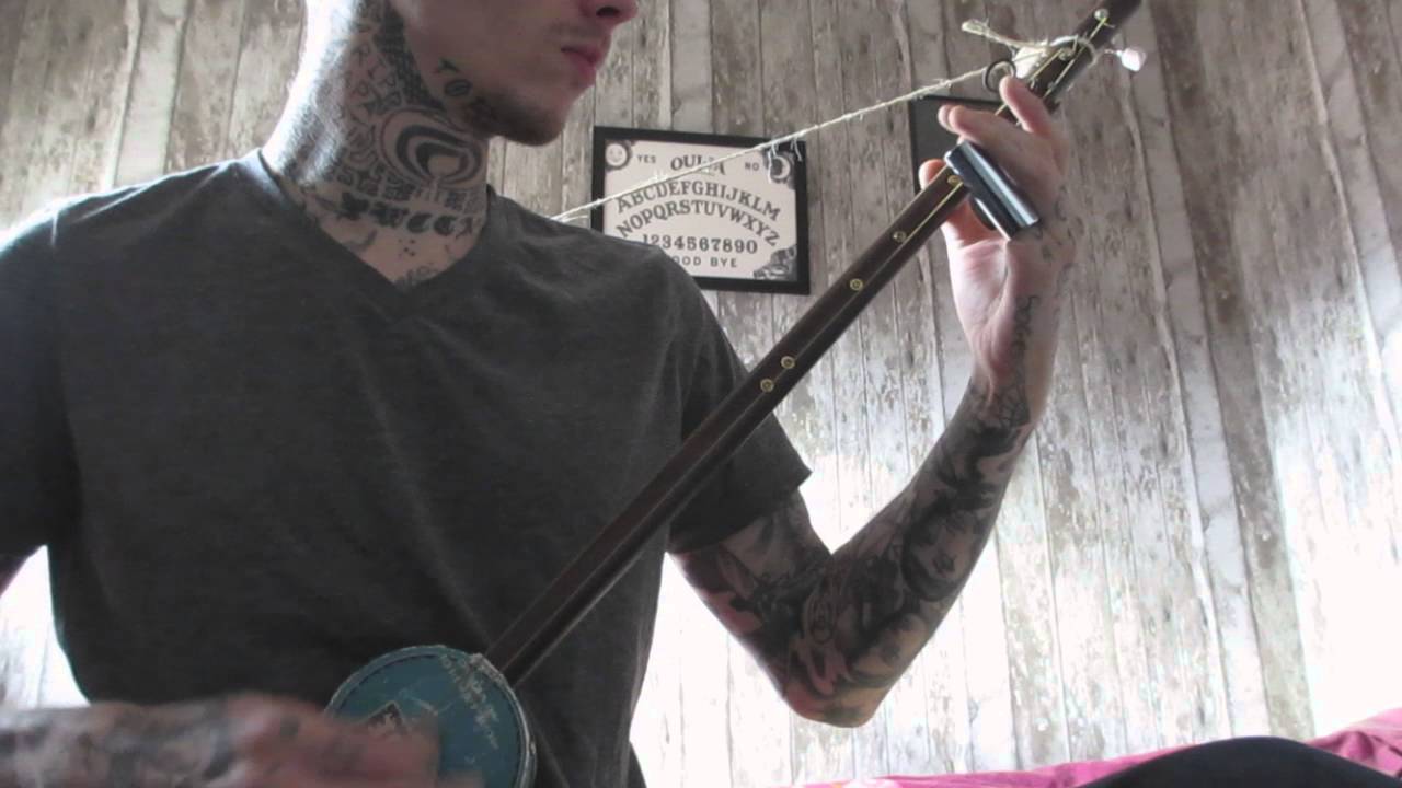 Beslide CBG Diddley bow Two-string blues - YouTube
