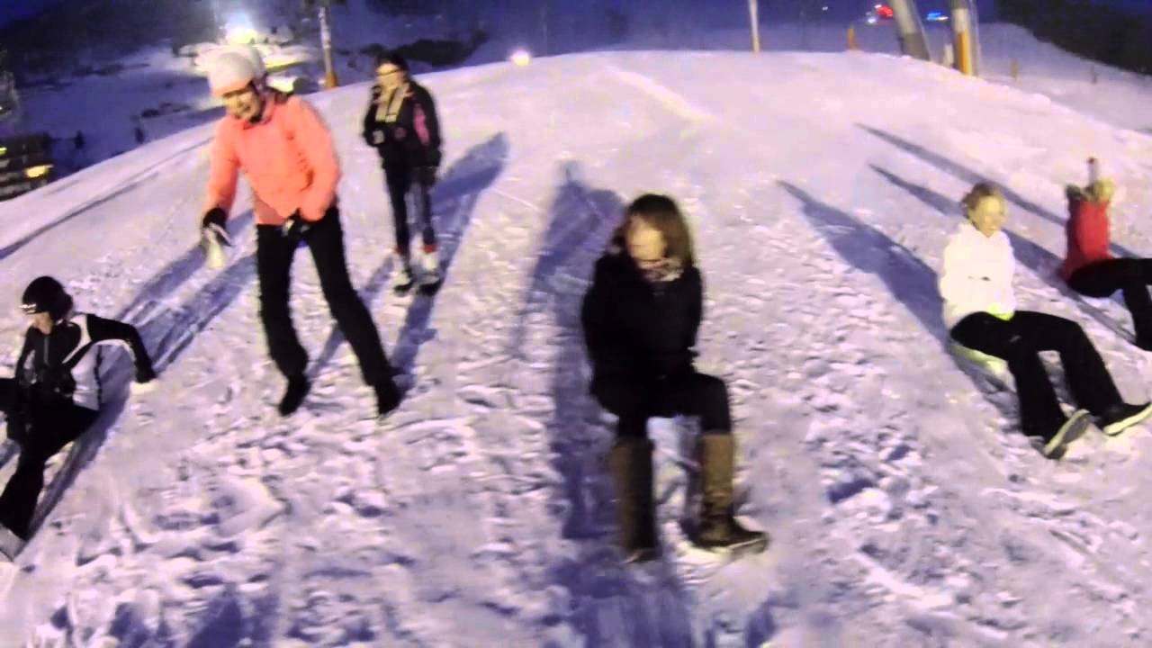 Yorston Lodge Bum Boarding 2014 - YouTube
