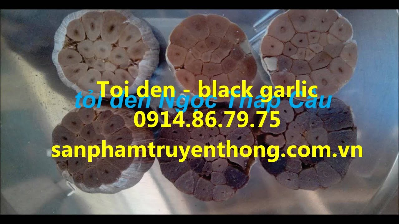 Toi den - black garlic - YouTube