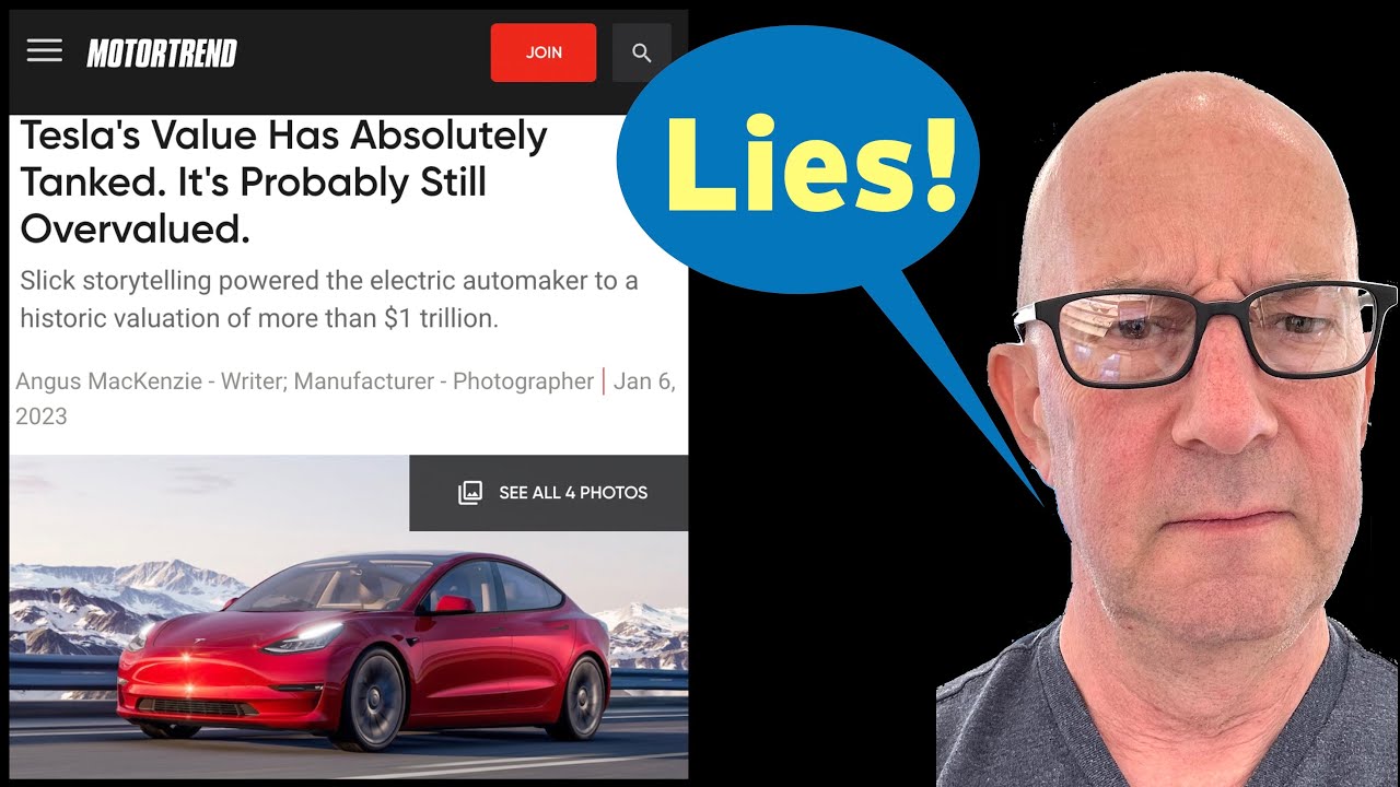 Motor Trend Lies About Tesla - YouTube