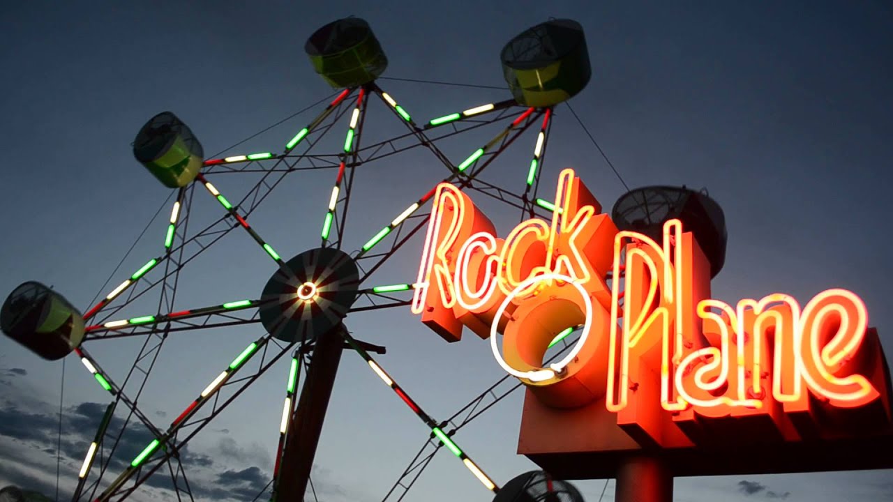 Upside Down Rides at Lakeside Amusement Park Rock O Plane ! - YouTube