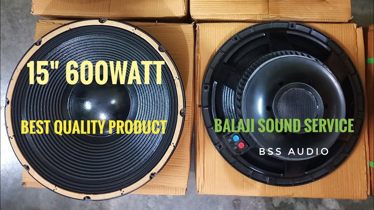 15" 600watt Best quality Speaker. - YouTube