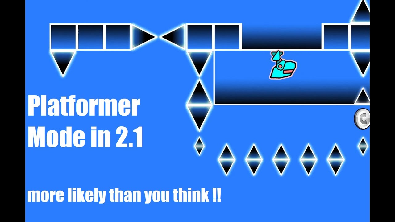 Platformer Mode in Geometry Dash 2.1 - YouTube