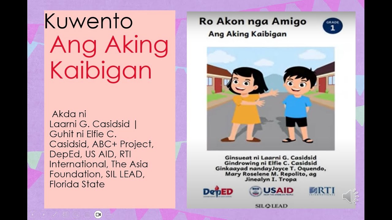 Kinder Matatag Week 3 Day 1 Quarter 1 Story Ang Aking Kaibigan Akda ni ...