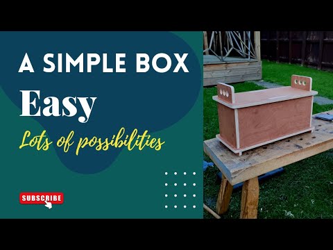 Making a simple slot together box #woodworking - YouTube