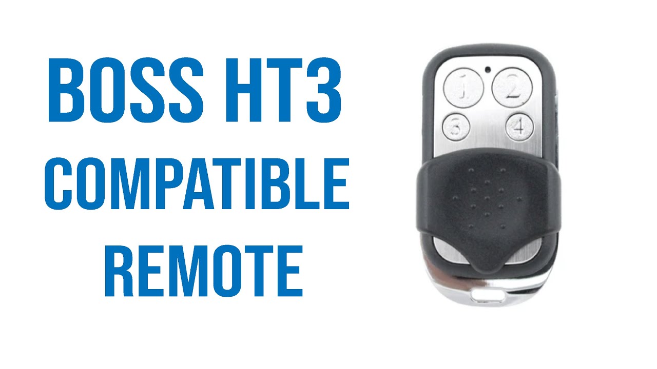 Boss HT3 Compatible Remote Video Description - YouTube