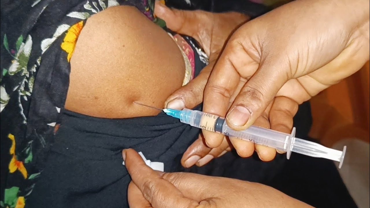 IM Intramuscular Arm injection Push. Dexamethasone injection Video. 24 ...