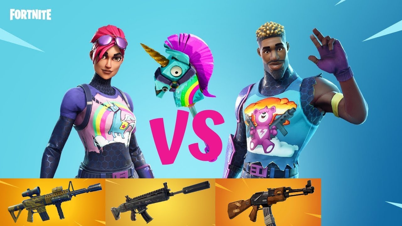 Rainbow challenge weapon in fortnite ( Gun challenge battle royale ...