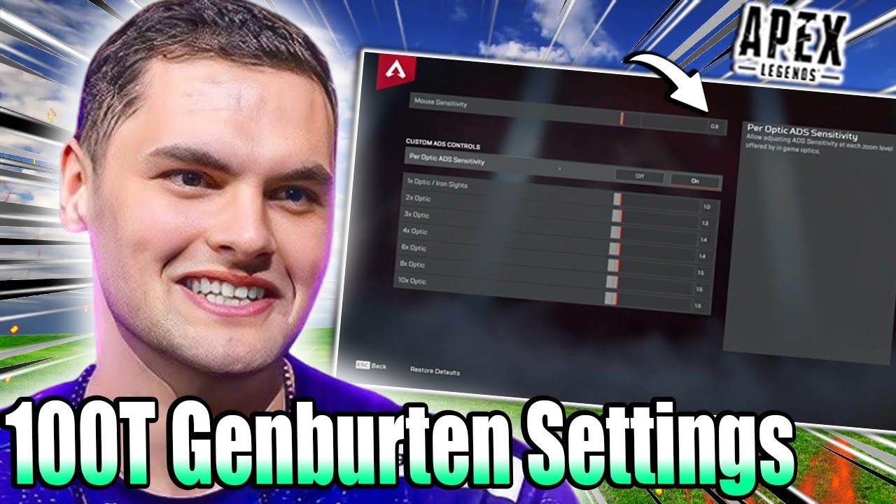 100T Genburten Apex Legends Settings | Genburten Controller Sensitivity ...