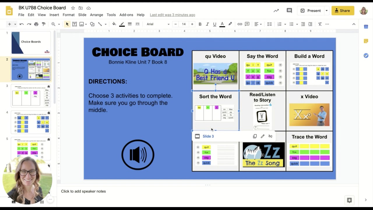 How to Use Choice Boards - YouTube
