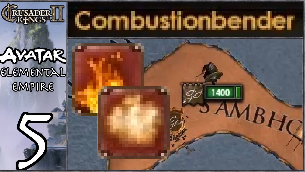 CK2: Avatar - Elemental Empire #5 - Combustionbending Air Army - YouTube