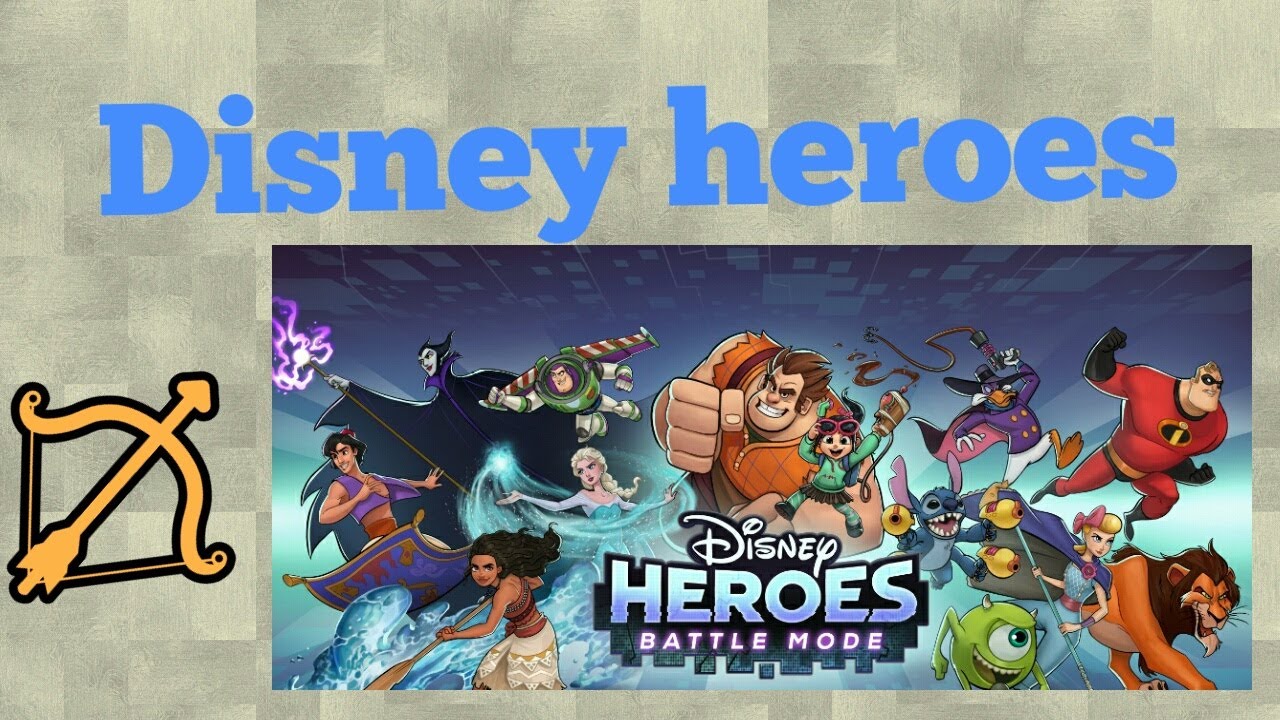 Disney heroes game - YouTube