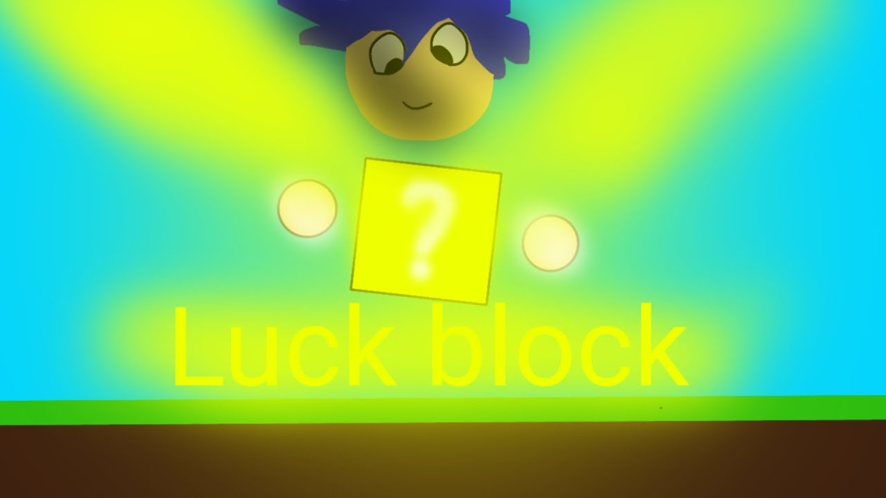 roblox Luck block chato morri de msis - YouTube