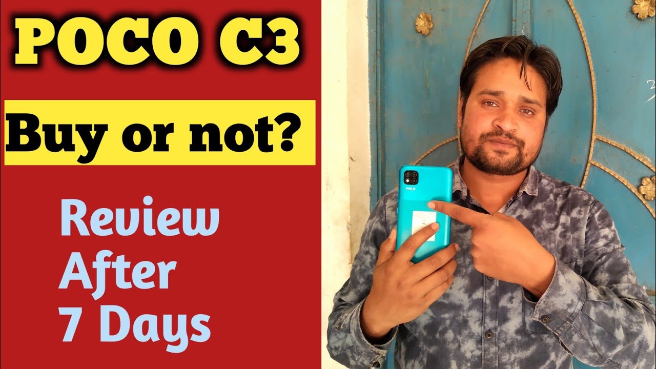 Poco C3 full review after 7 days use : Better than Micromax in 1b ...