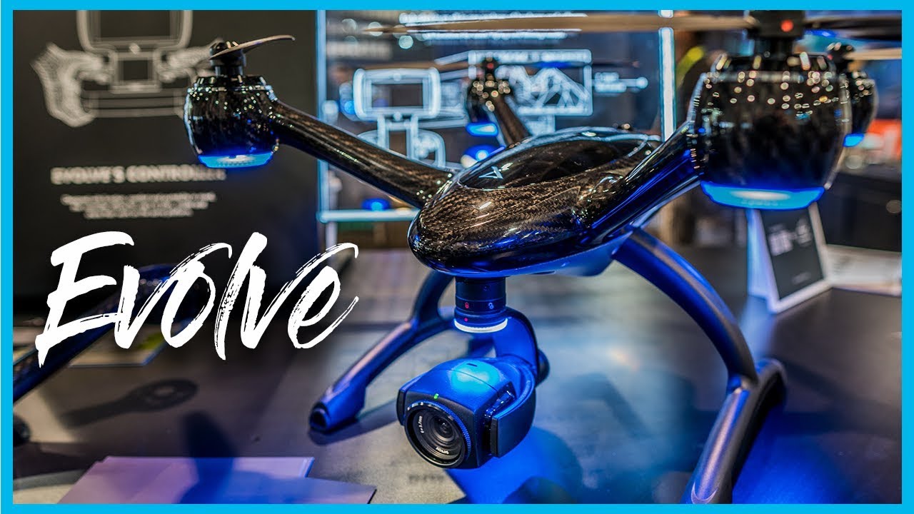 Xdynamics Evolve Drone is gorgeous & loaded with tech | CES 2019 - YouTube