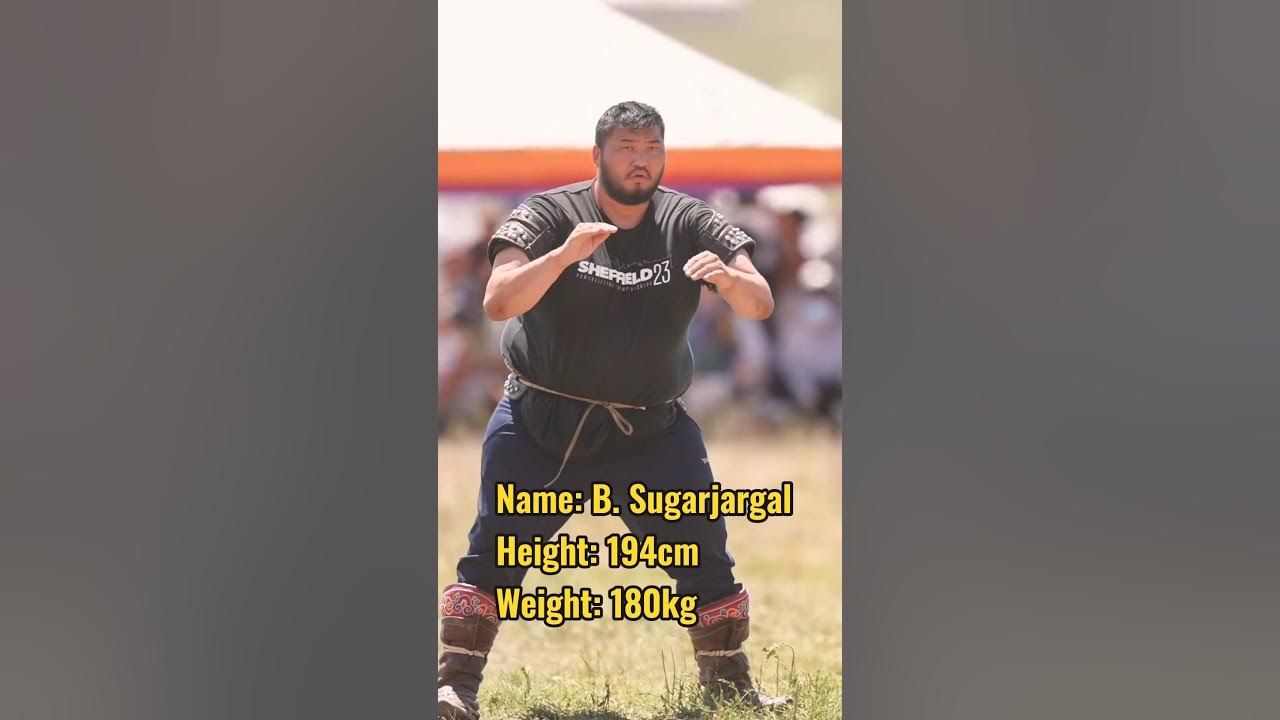 No Weight Classes in Mongolian Wrestlings: Strategies for Beating a Giant | Sugar-Jargal vs ...