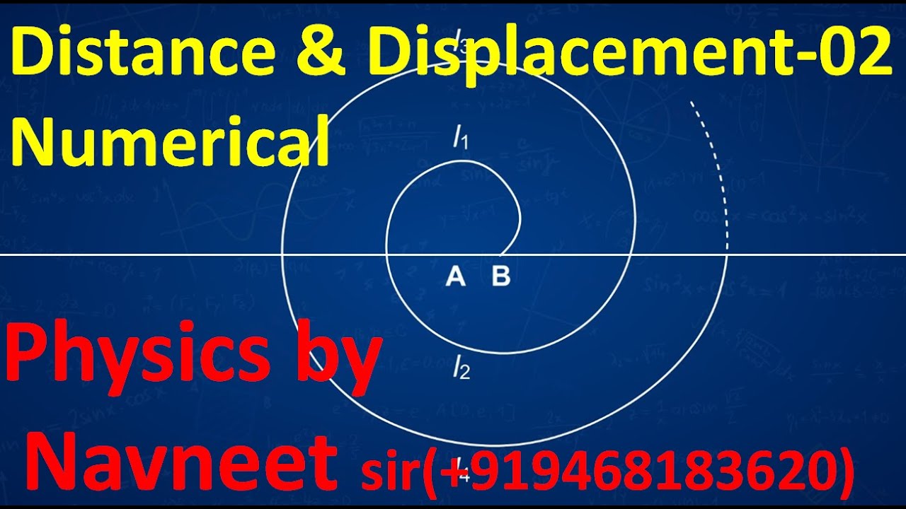 distance and displacement || distance and displacement problems ...