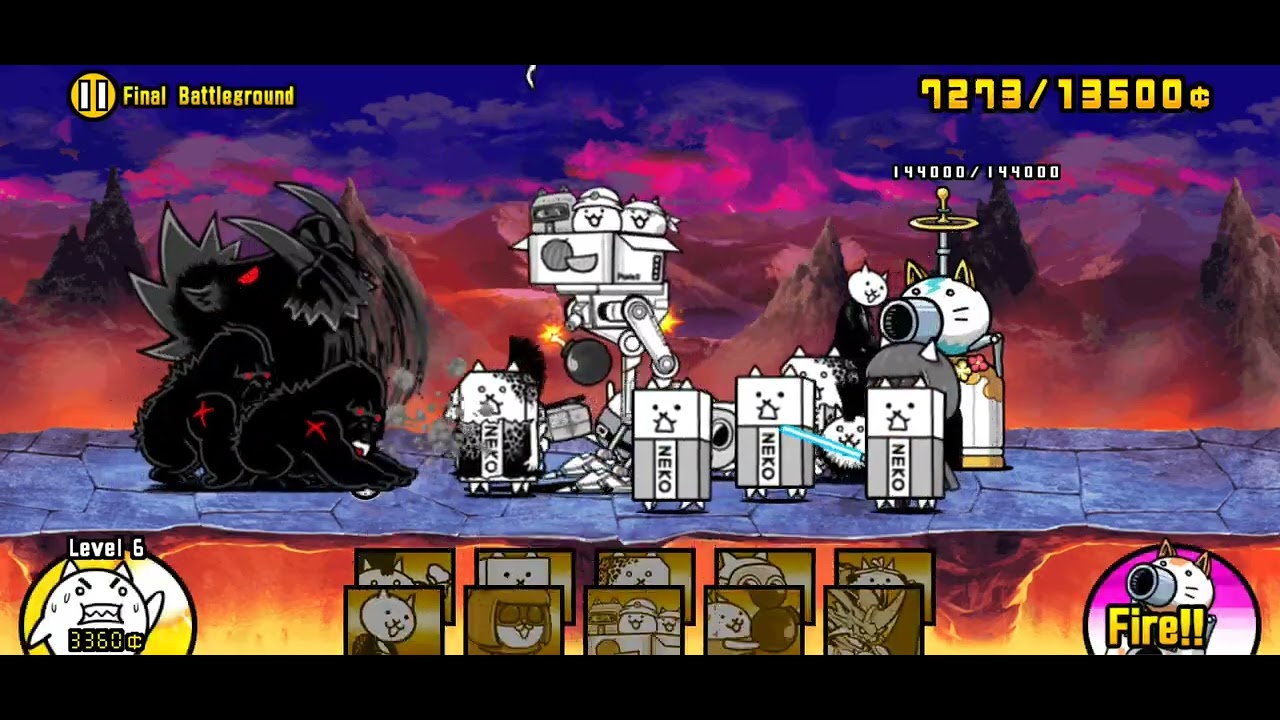 Battle Cats Final Battleground - Cover of Darkness Stage 8 - YouTube