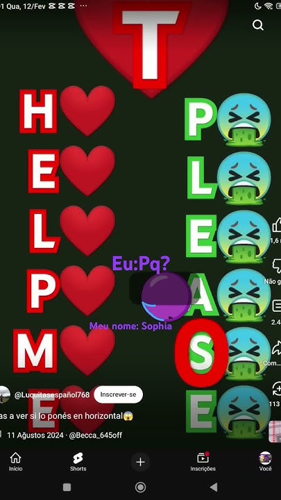 Pq eu pq eu por quê por quê?? - YouTube