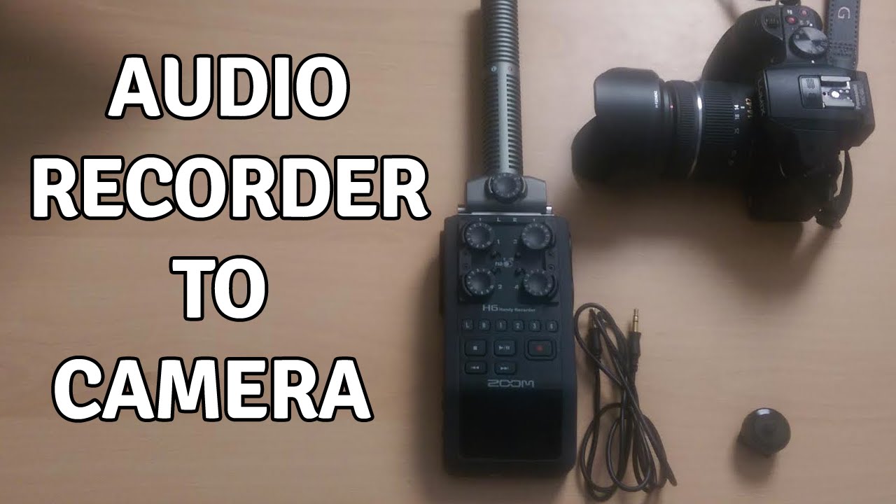 How to Connect Your Audio Recorder to Your Camera - YouTube