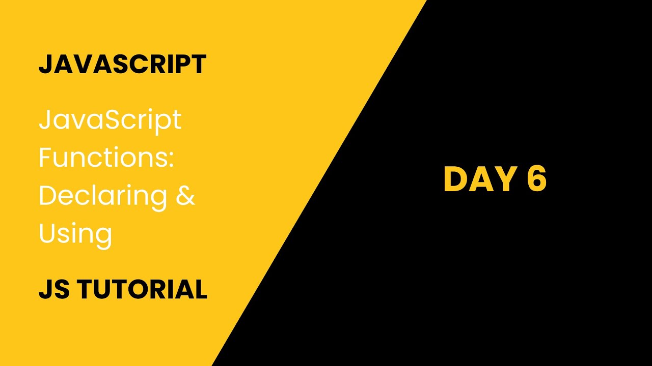 Understanding JavaScript Functions: Basics to Advanced - YouTube