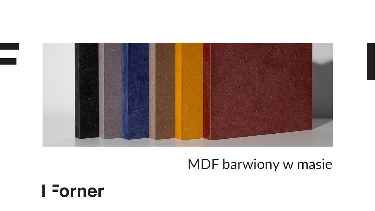 MDF barwiony w masie / Forner - YouTube
