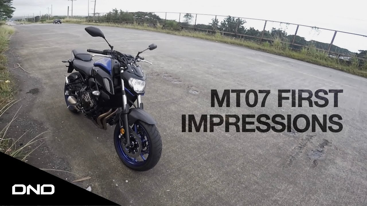 Yamaha MT07 First Impressions Philippines - YouTube
