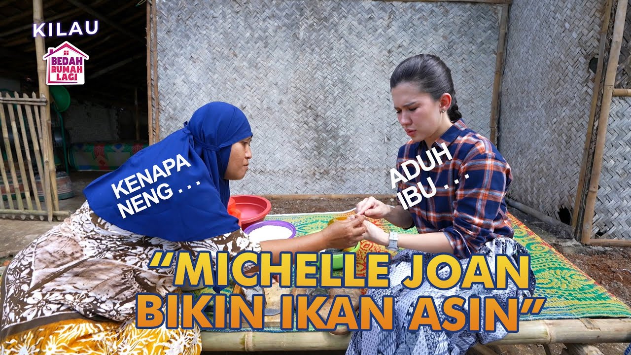 WADUH! Tangan Michelle Joan Terkena Duri Ikan | KILAU BEDAH RUMAH | (2/ ...